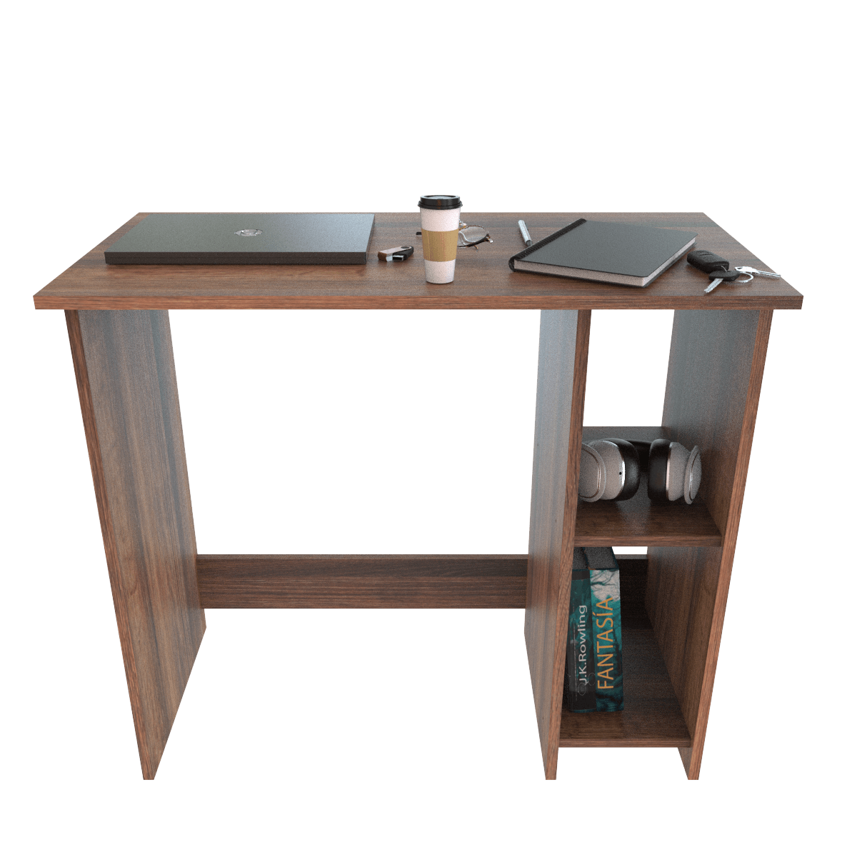 Escritorio Tapir Nuez - Mueble Fácil Elegante y Funcional